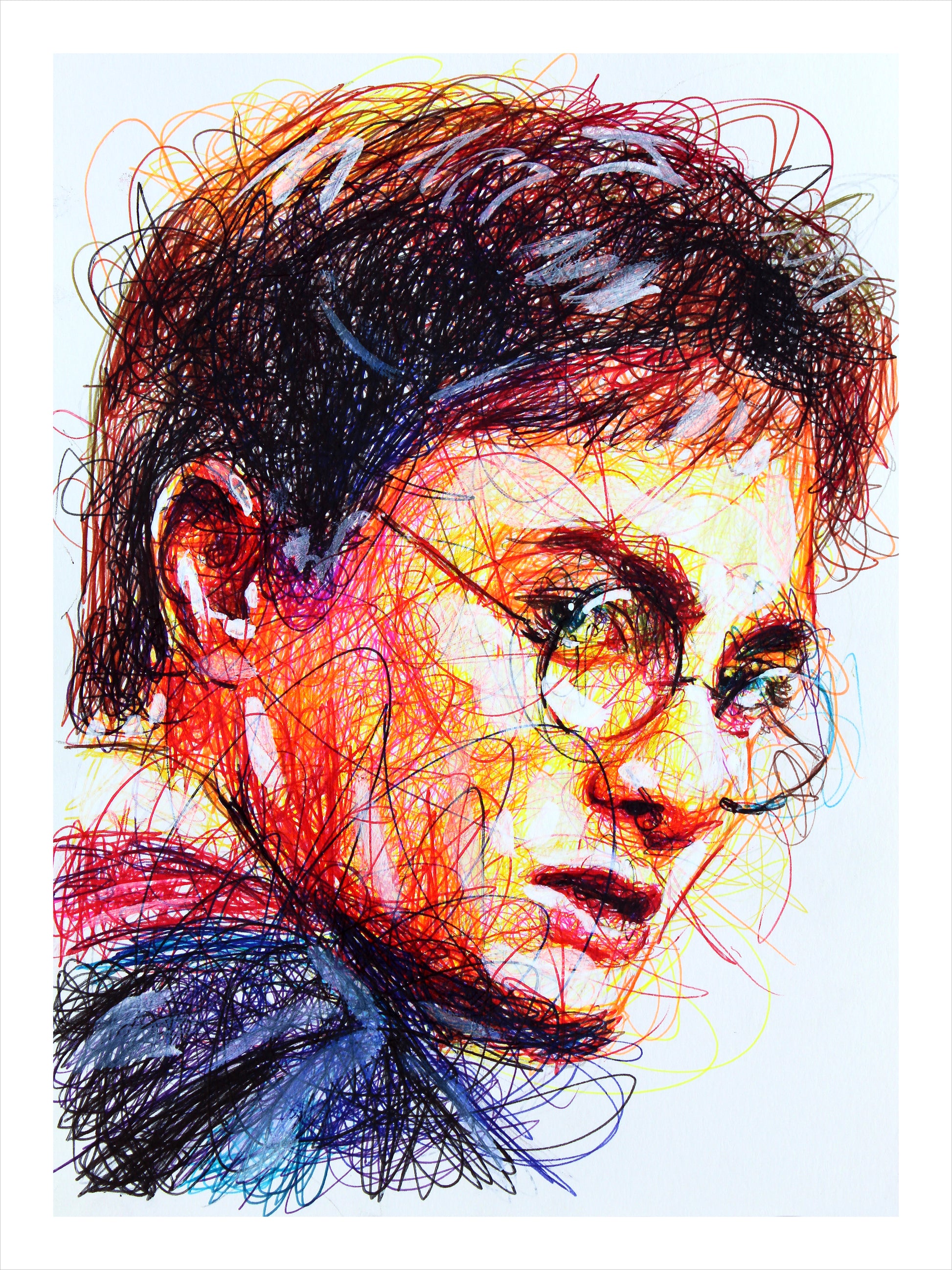 Original Harry Potter Ballpoint Pen Drawing – The Scribble Shop